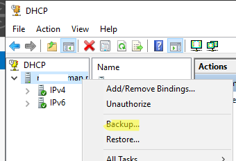 How to Migrate DHCP Server - amanifavas